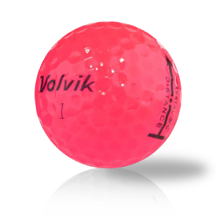 Volvik 3-Piece Crystal Pink used golf balls
