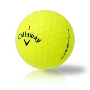 Callaway Hex Chrome Yellow used golf balls - Californiagolfballs.com