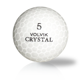Volvik 3-Piece Crystal White used golf balls