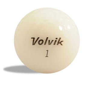 Volvik Crystal White used golf balls
